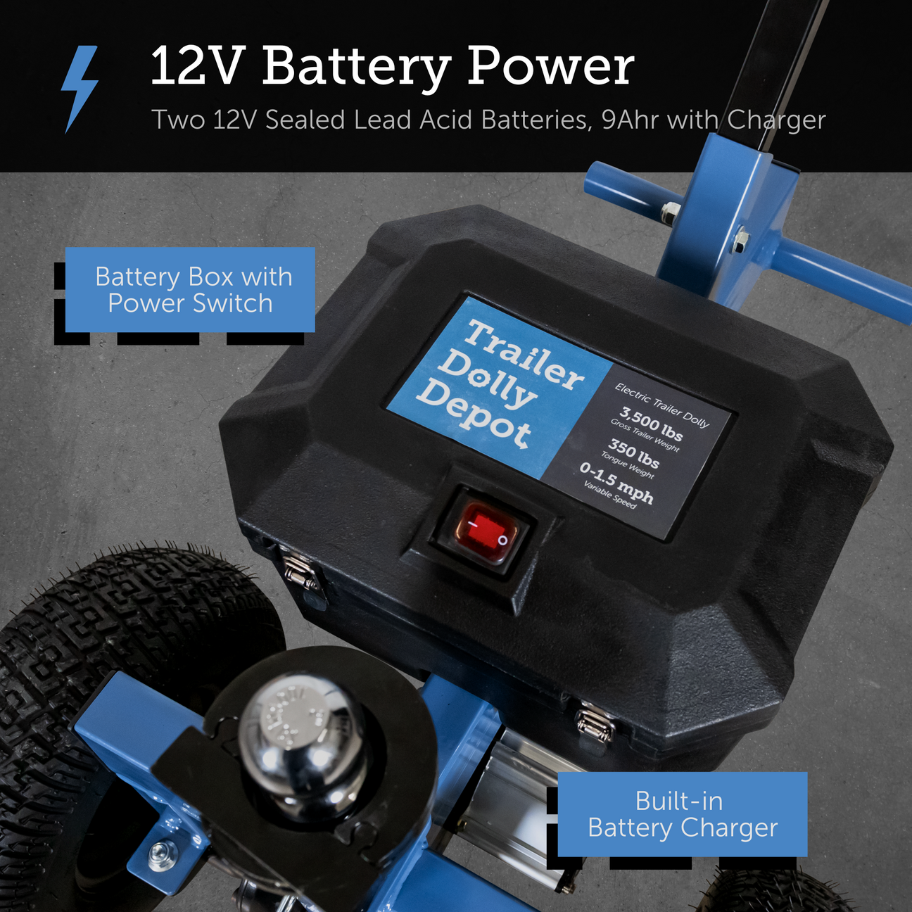 TDD3500 Electric Trailer Dolly – Trailer Dolly Depot
